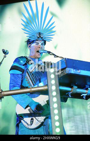 Luke Steele of Empire of the Sun performs during the Just Like Heaven ...