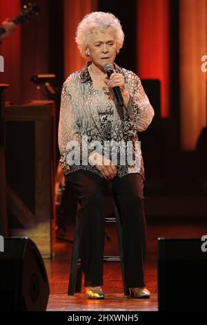 Jean Shepard performing live at the Grand Ole Opry at the Grand Ole ...