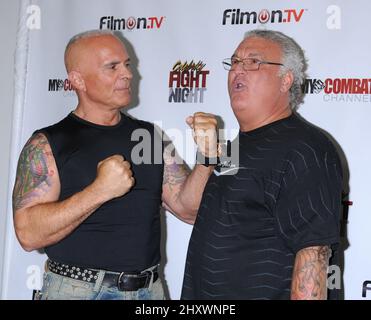 Lou Bellera and Joey Buttafuoco during the "Celebrity Fight Night ...