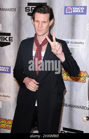 Matt Smith at the 2011 Spike TV's Scream Awards held at Universal ...