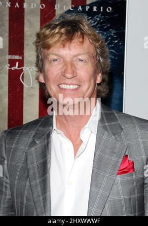 Nigel Lythgoe attending the world premiere of 'J.Edgar' held at The ...
