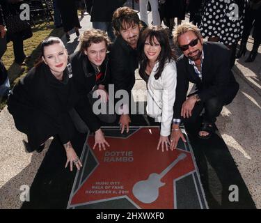 Reba Rambo McGuire and Dottie Rambo at the Music City Walk of Fame ...