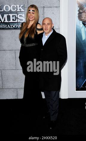 Jeff Robinov and Nicole Robinov during the "Sherlock Holmes A Game of ...