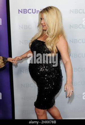 Jessica Simpson attending the NBC Universal Press Tour All-Star Party ...