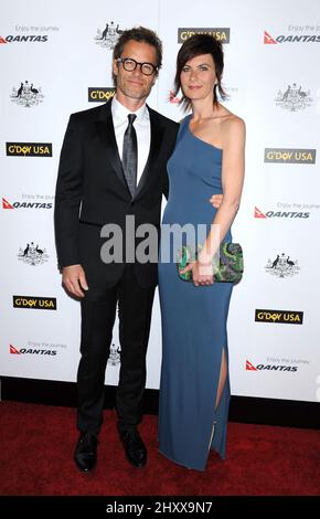 Guy Pearce and wife Kate Mestitz at the 9th Annual G'Day USA Los ...