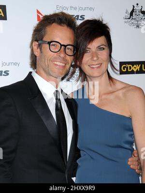 Guy Pearce and wife Kate Mestitz at the 9th Annual G'Day USA Los ...