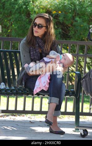 Jessica Alba and Haven Garner Warren Jessica Alba goes out to lunch ...