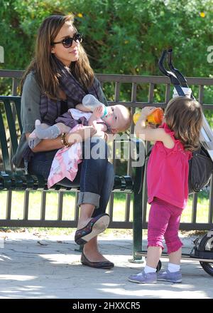 Jessica Alba and Haven Garner Warren Jessica Alba goes out to lunch ...