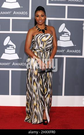 Melanie Fiona 54th Annual GRAMMY Awards (The Grammys) - 2012 Arrivals ...