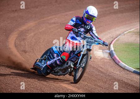 Freddie Hodder in action during the Belle Vue Speedway Media Day at the ...