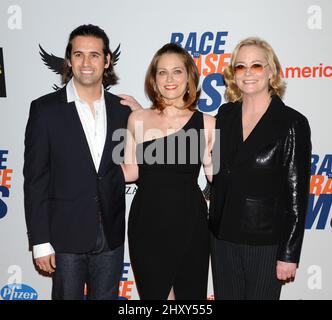 Clementine Ford and fiance Cyrus Wilcox at the 19th Annual Race To ...