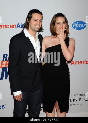 Clementine Ford and fiance Cyrus Wilcox at the 19th Annual Race To ...