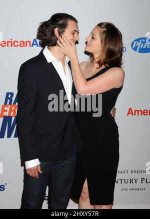 Clementine Ford and fiance Cyrus Wilcox at the 19th Annual Race To ...