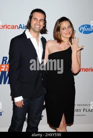 Clementine Ford and fiance Cyrus Wilcox at the 19th Annual Race To ...