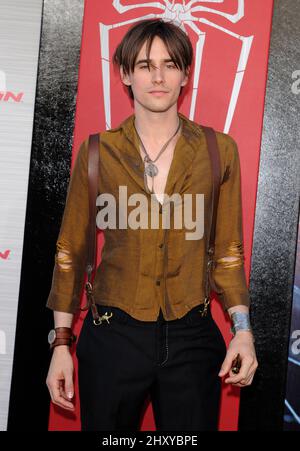 Reeve Carney attends the world premiere of "Cats" at Alice Tully Hall ...