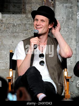 Matt Smith 2012 Comic Con - Day 3 "Dr. Who" Photo Op held at the ...
