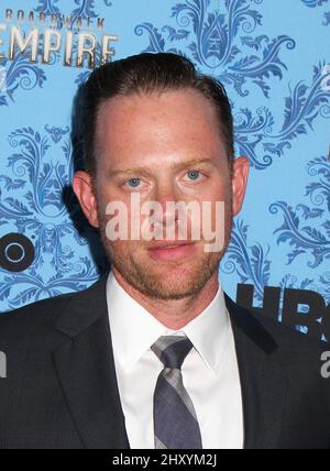 Aaron Shiver attending the premiere of Season Four of Boardwalk Empire ...