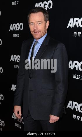 Bryan Cranston attends the "Argo" Los Angeles Premiere held at the ...