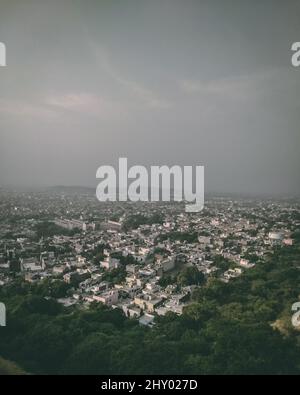 Gwalior City View from Gwalior Fort Stock Photo - Alamy