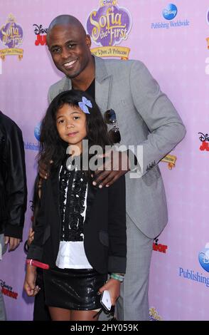 Wayne Brady and Maile Brady attending "Sofia The First: Once Upon a ...
