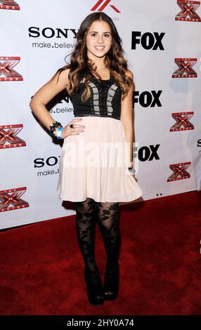Carly Rose Sonenclar attending the 2012 "X Factor" Viewing Party held ...