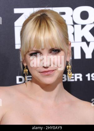 Anna Faris attending the premiere of "Zero Dark Thirty" in Hollywood ...