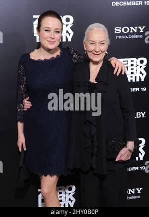 Jennifer Ehle and Rosemary Harris attending the premiere of "Zero Dark ...