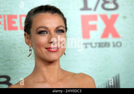 Natalie Zea attending the "Justified" Season Premiere held at Paramount ...