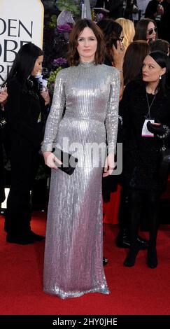 Emily Mortimer arriving at the 70th Annual Golden Globe Awards held at ...