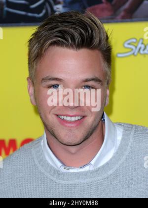 Brett Davern attends the "Movie 43" premiere held at Grauman's Chinese ...