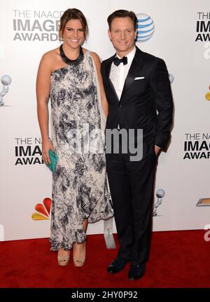 Anna Musky-Goldwyn and Tony Goldwyn attending the 44th NAACP Image ...