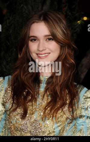 Alice Englert attending the premiere of Beautiful Creatures" in ...