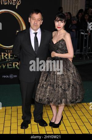 Sam Raimi and Gillian Raimi attending "Oz The Great and Powerful" World ...