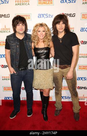 Reid Perry and The Band Perry attending day 1 of the ACM experience in ...