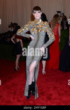 Coco Rocha attending the MET Gala 2013: "PUNK: Chaos To Couture" held ...