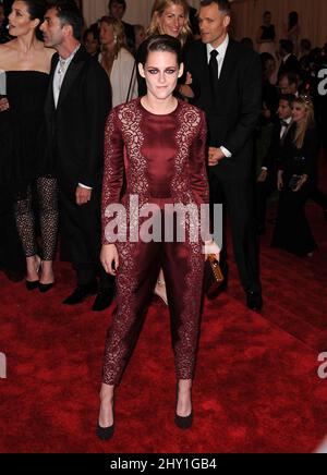 Kristen Stewart attending the the 'Punk': Chaos to Couture' Costume ...