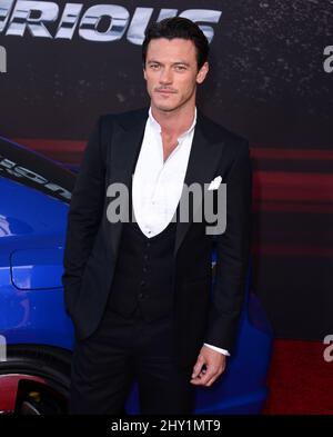 Luke Evans arriving for the Universal Pictures Film Premiere for Fast ...