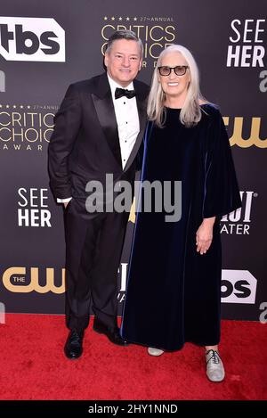 Jane Campion, Ted Sarandos attend the 27th Annual Critics Choice Awards ...