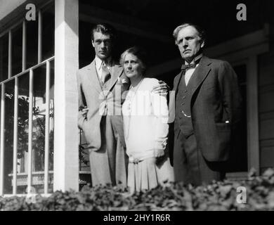 Gary Cooper and his mother, Alice (Brazier) Cooper, circa 1925 / File ...
