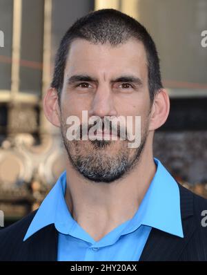 Robert Maillet attending the Pacific Rim premiere in Los Angeles, CA ...
