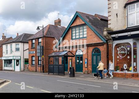 High Street, Overton, Hampshire, England, United Kingdom Stock Photo ...