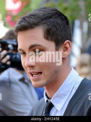 Logan Lerman arrives at a special screening of "Percy Jackson: Sea of ...