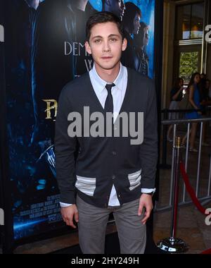 Logan Lerman arrives at a special screening of "Percy Jackson: Sea of ...