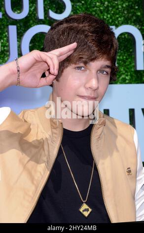 Austin Mahone attends the 2013 Young Hollywood Awards held at The Eli ...