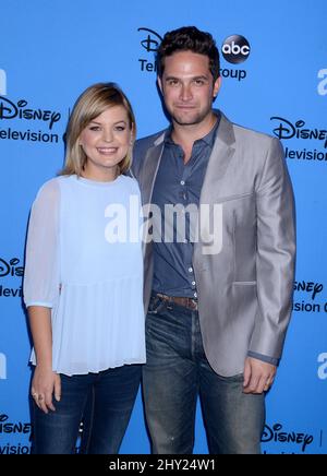 Kirsten Storms and Brandon Barash attends the ABC Summer TCA Press Tour ...