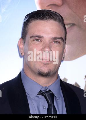 Brandon Auret attending the Elysium world premiere held at the Regency ...