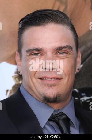 Brandon Auret attending the Elysium world premiere held at the Regency ...