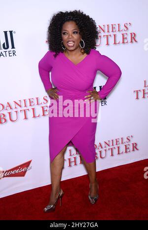 Oprah Winfrey attending the premiere of 'The Butler' Stock Photo - Alamy
