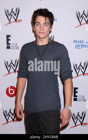 Dylan Sprayberry arriving at WWE "Superstars for Hope" Honoring Make-A ...