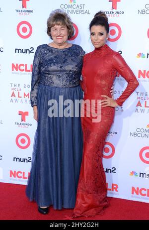 Eva Longoria with her mother Ella Eva Mireles and the rest of the ...